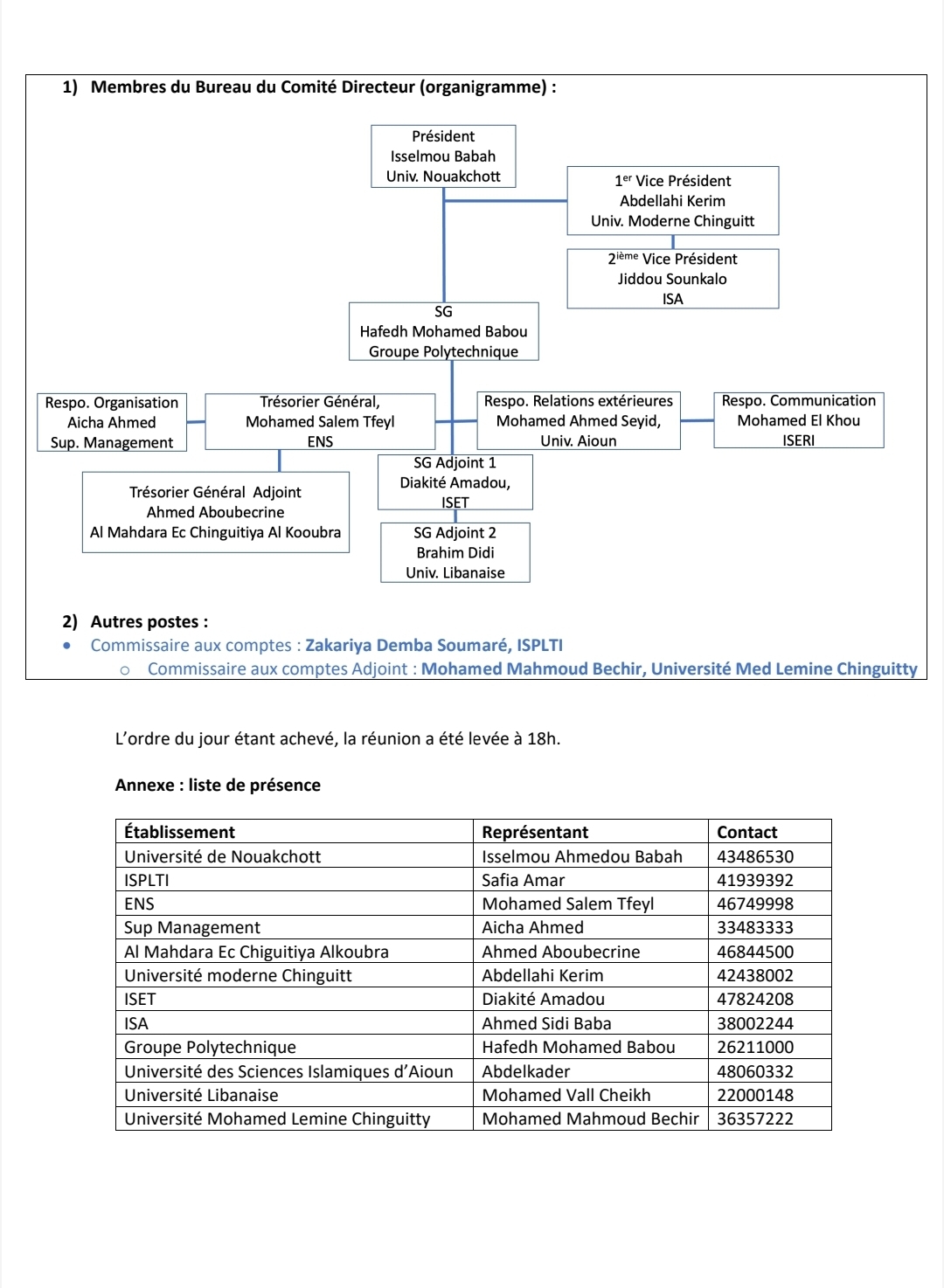 Les établissements d'enseignement supérieur de Mauritanie mettent en ...